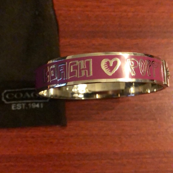 Coach | Jewelry | Coach Poppy Bangle Bracelet | Poshmark